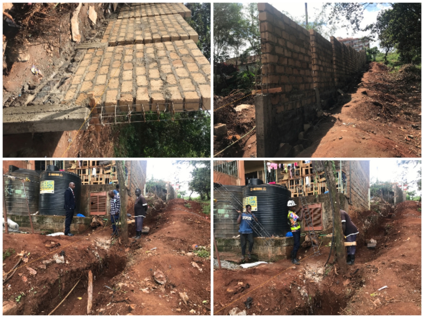 Perimeter wall – Children's Garden VOICES